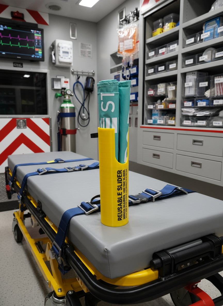 M1 Badger Skin Patient Slider System with Stretcher Mounted Storage ...
